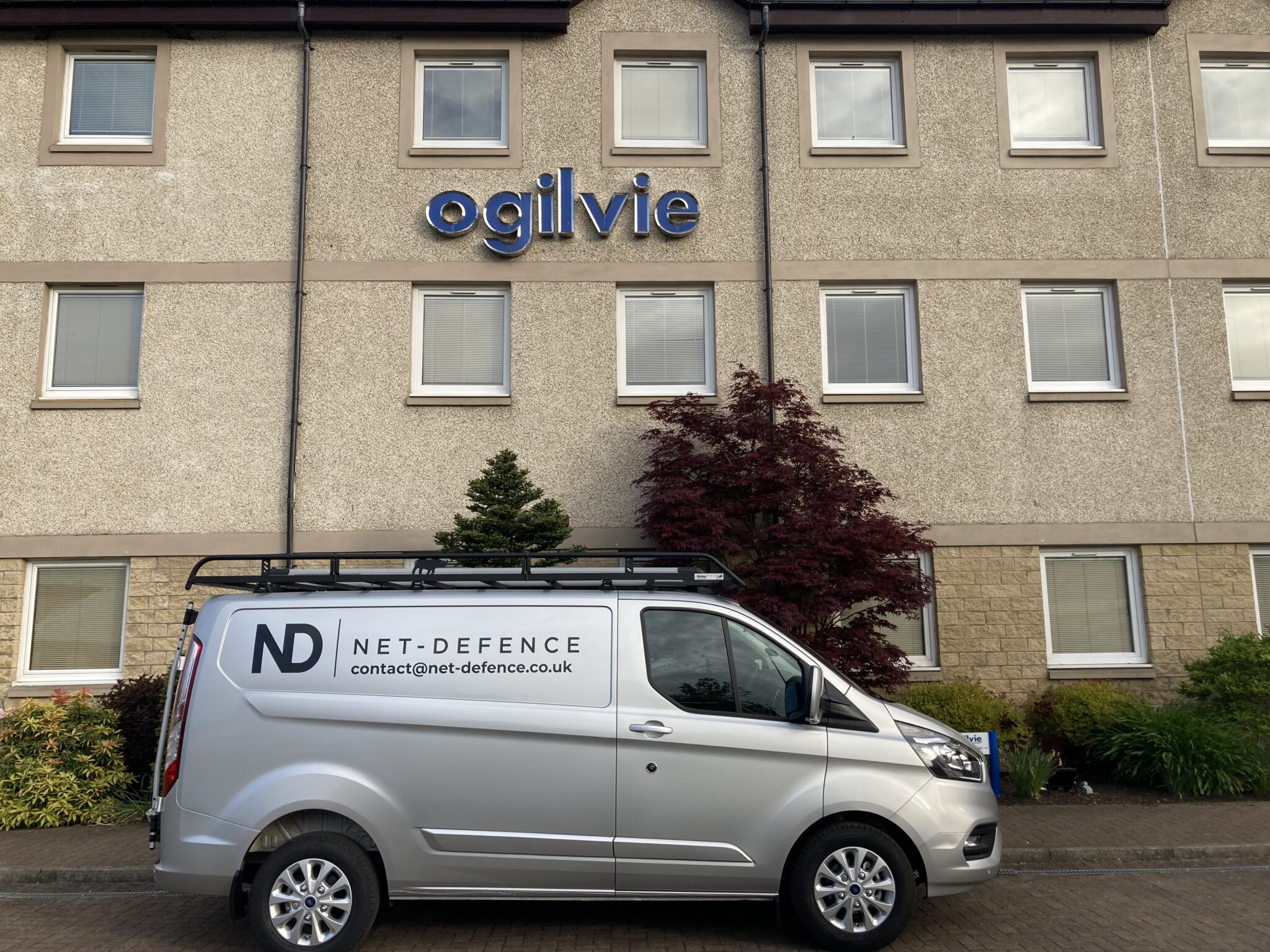 Ogilvie Construction and Net Defence take delivery of new Ford Transits ...